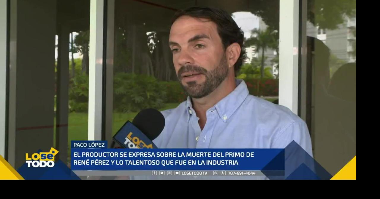 Paco López se expresa ante la muerte del primo de Residente | Lo Sé ...