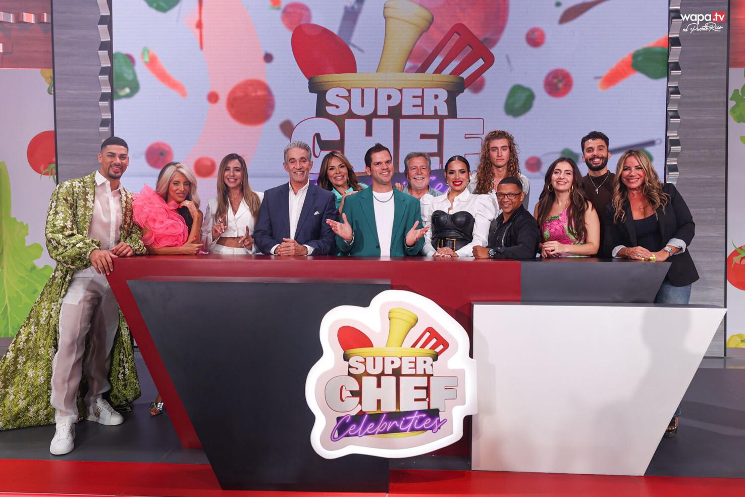 WAPA Televisión presenta a las 12 personalidades de Super Chef ...
