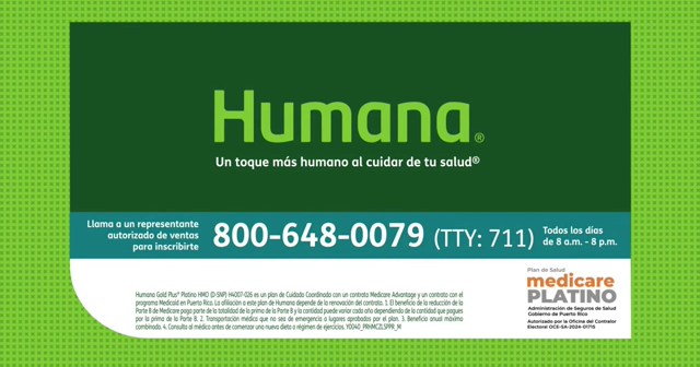Medicare Advantage Humana Gold Plus Platino HMO 030 | Negocios | wapa.tv