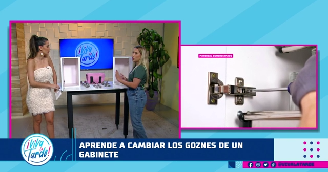 Aprende a cambiar los goznes de un gabinete | Viva La Tarde | wapa.tv