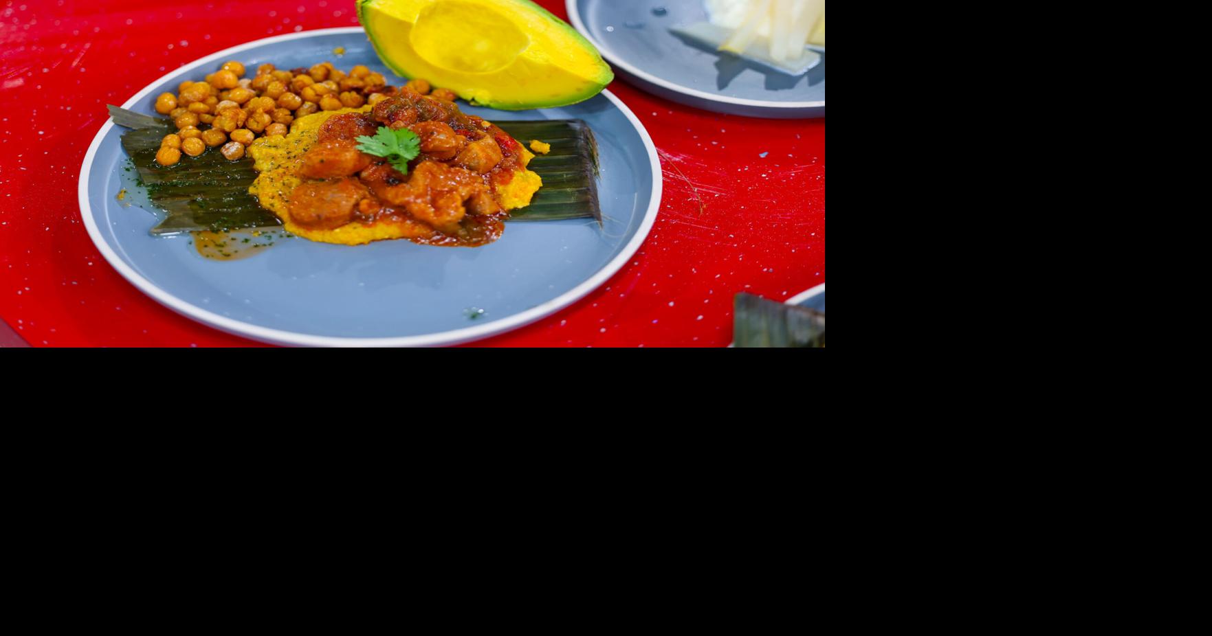 Receta: Pastel al caldero, guiso de masas de cerdo criollo, garbanzos ...