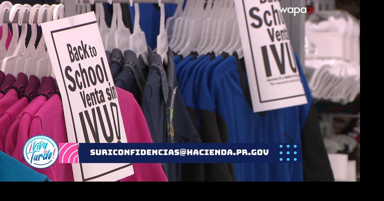 Comenzó la venta sin IVU para el Back to School | Viva La Tarde | wapa.tv