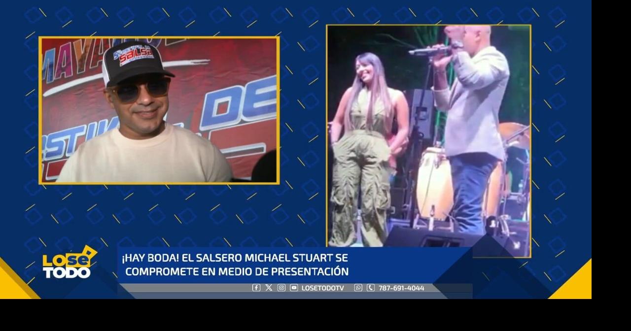Michael Stuart se compromete en medio de presentación | Lo Sé Todo ...