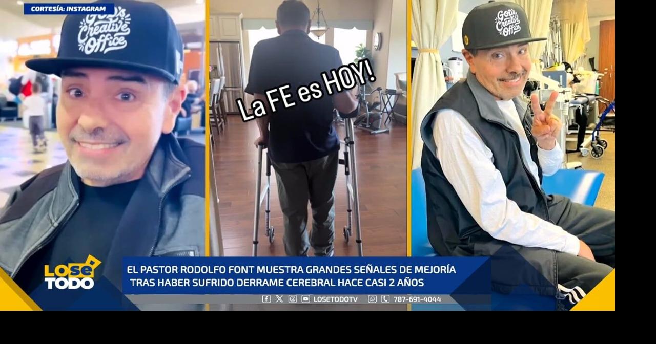 Pastor Rodolfo Font muestra grandes señales de mejoría | Lo Sé Todo ...
