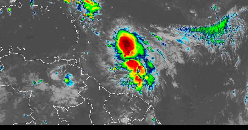 Tu Tiempo: Tormenta tropical Tammy se fortalece y aumenta vientos a ...