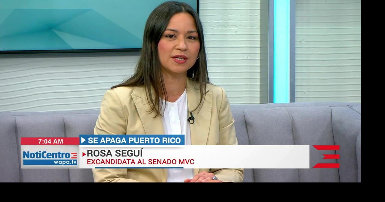 Rosa Seguí indica que es una alternativa dejar expirar contrato de Luma Energy | Política | wapa.tv