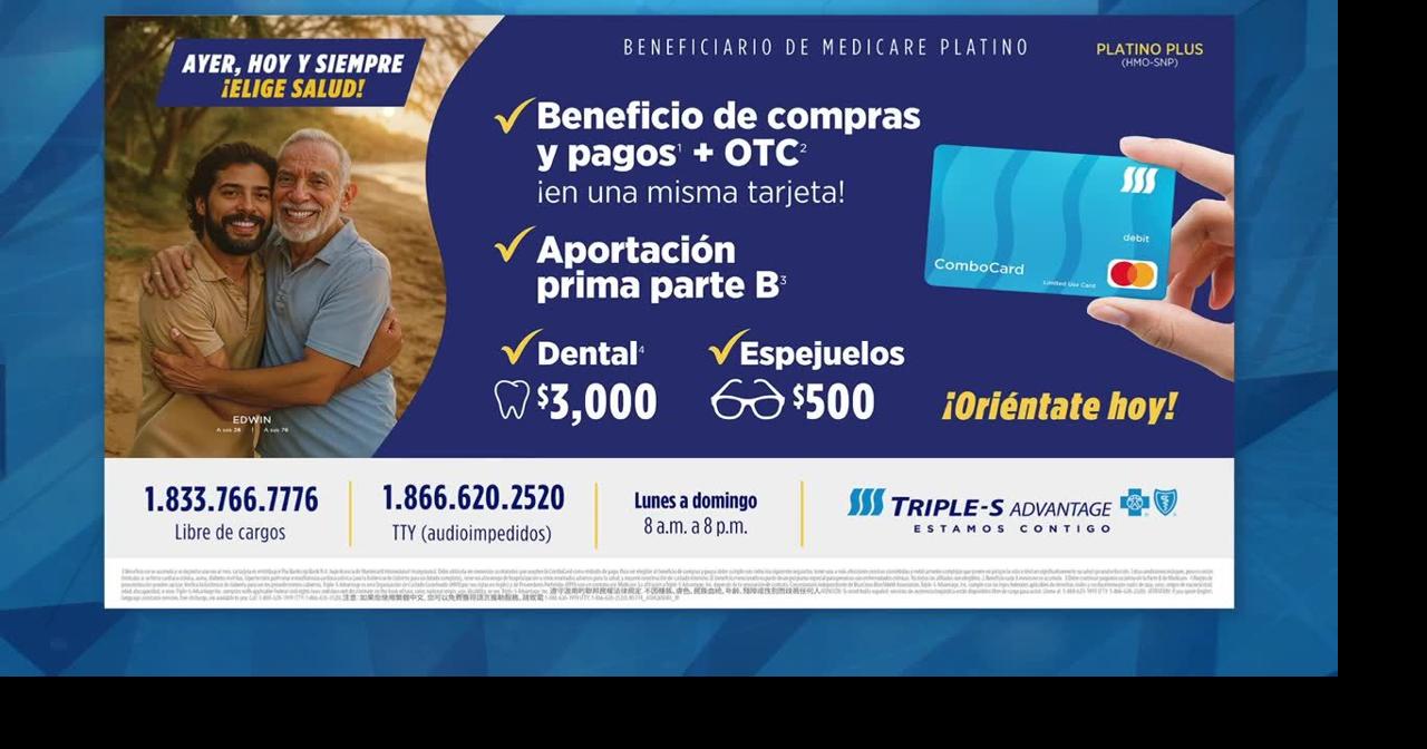 Medicare Platino Plus de Triple-S te da mucha salud | Salud | wapa.tv