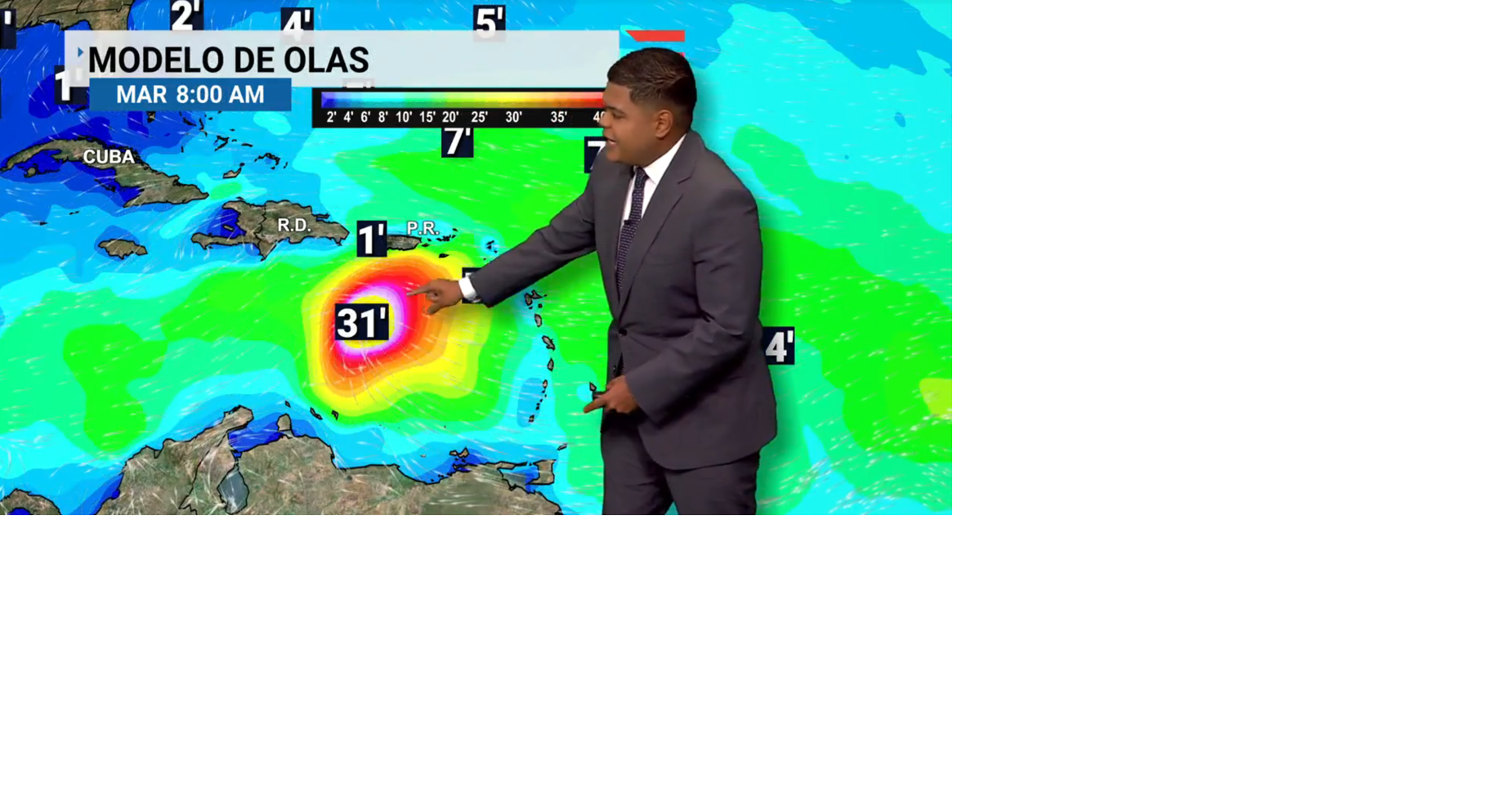 Efecto más fuerte del huracán Beryl sobre Puerto Rico será el oleaje ...