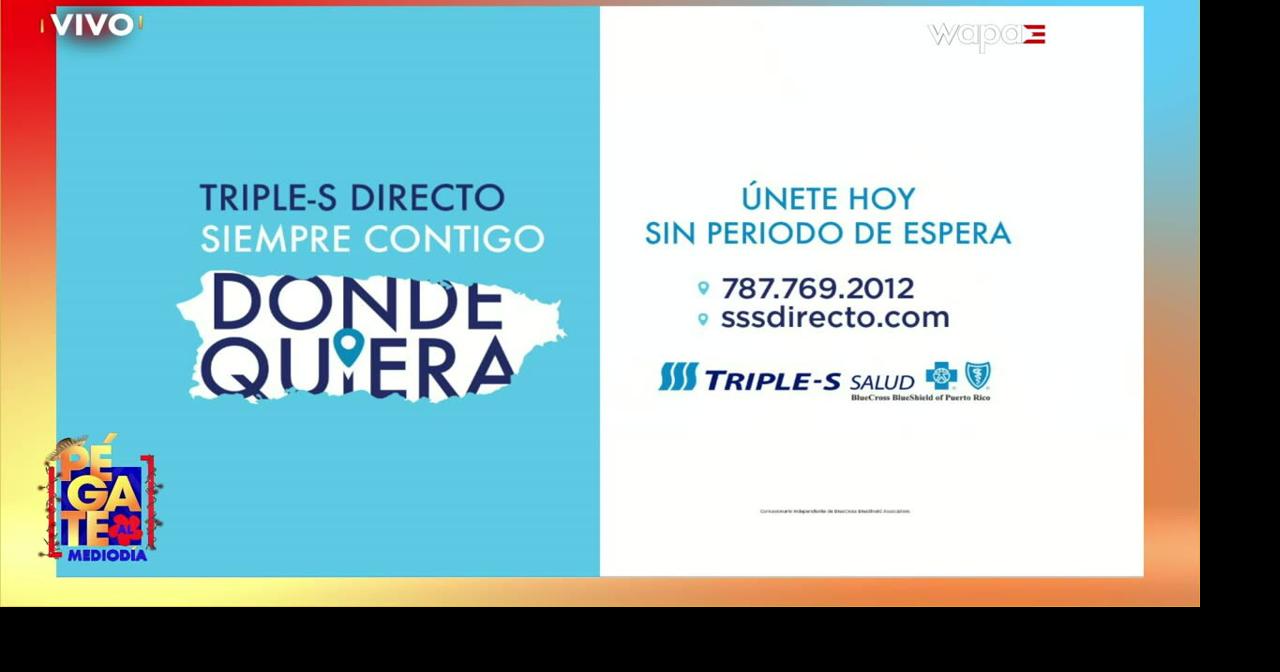 Triple S Directo 01/10/2022 | Pégate al Mediodía | wapa.tv