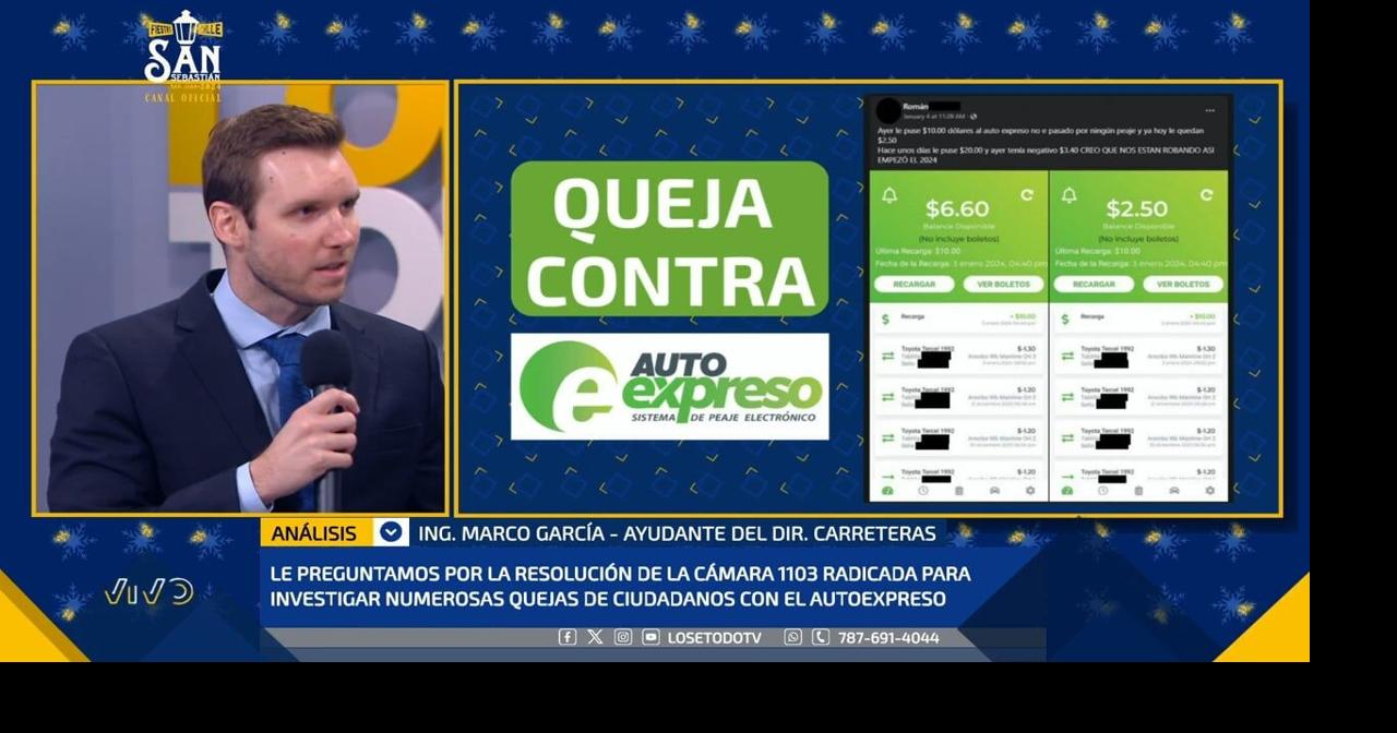 Investigan el sistema de AutoExpreso | Lo Sé Todo | wapa.tv