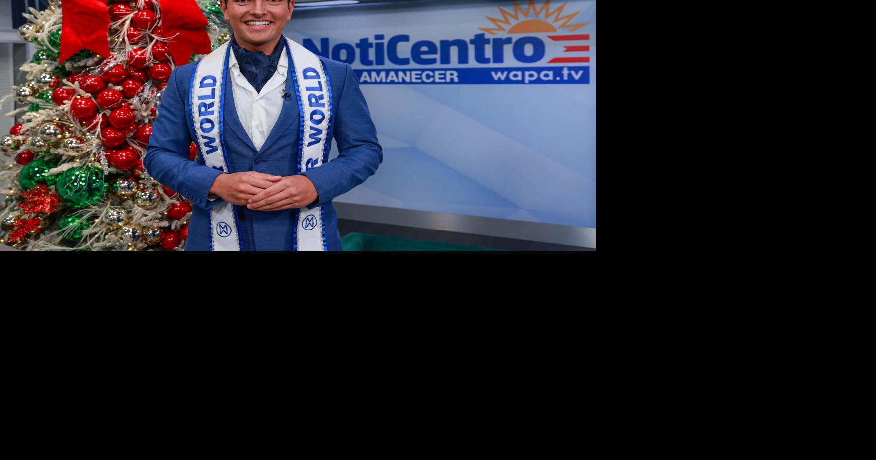 El boricua Danny Mejía celebra su victoria en Mr. World ...
