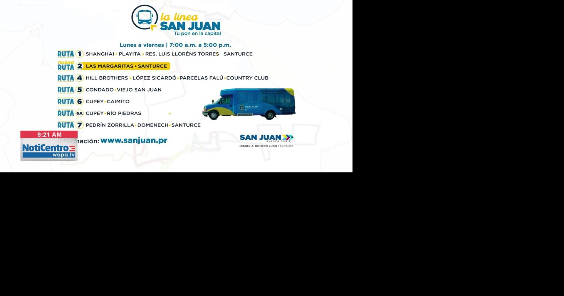 Muévete por toda la capital de Puerto Rico con la Línea de San Juan ...