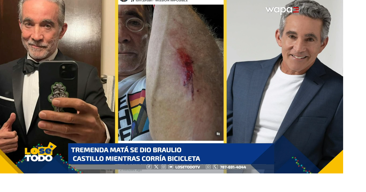 "Tremenda matá": Braulio Castillo mientras corría bicleta | Lo Sé Todo ...