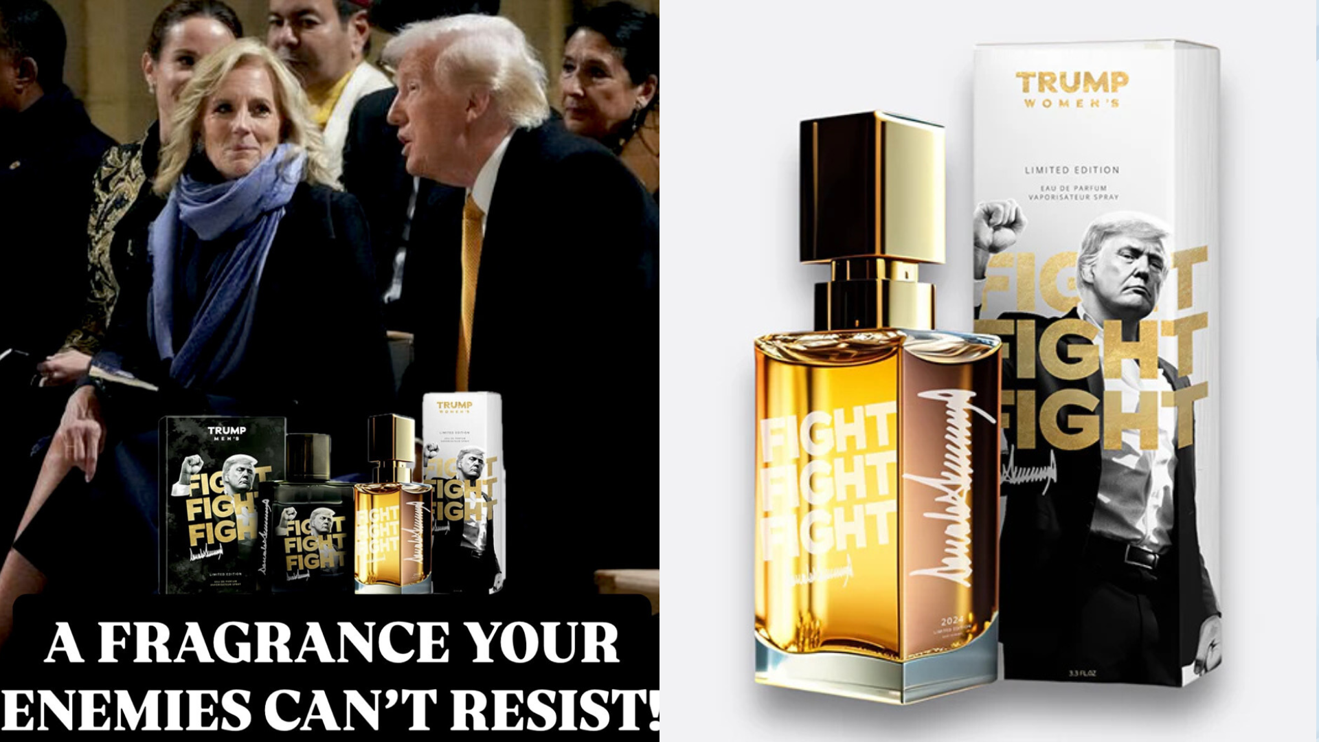 “Una fragancia que tus enemigos no pueden resistir”: Donald Trump lanza ...