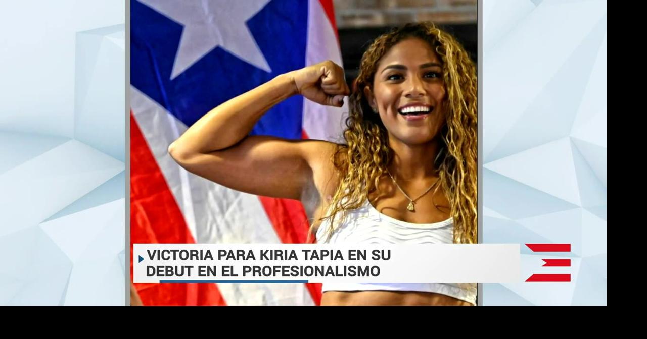 Victoria para Kiria Tapia en su primera pelea profesional | Deportes ...