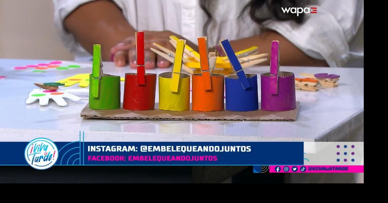 Dinámicas divertidas utilizando pinches de ropa | Viva La Tarde | wapa.tv
