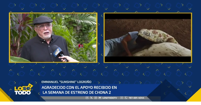 Sunshine Logroño agradecido por el apoyo de "Chona 2" | Lo Sé Todo | wapa.tv