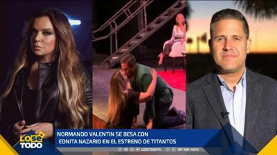 Normando Valentín se besa con Ednita Nazario | Lo Sé Todo | wapa.tv