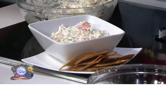 Receta: Aprende a preparar un delicioso dip de pollo | Viva La Tarde ...