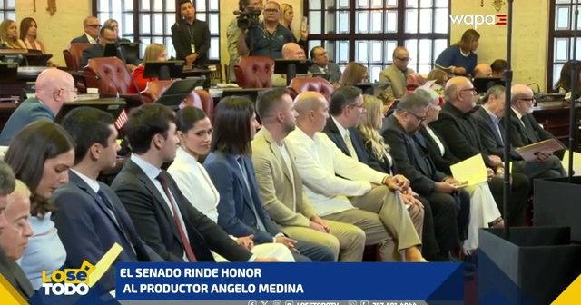 Senado rinde honor al productor Angelo Medina | Lo Sé Todo | wapa.tv
