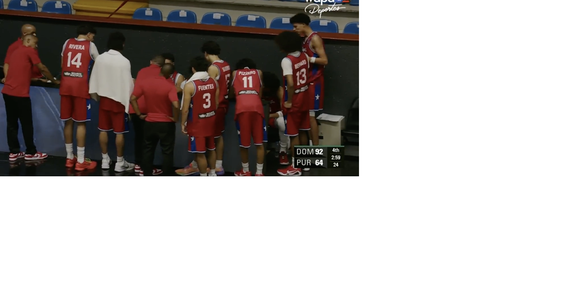 Puerto Rico cae ante República Dominicana en su debut en el FIBA U18 ...
