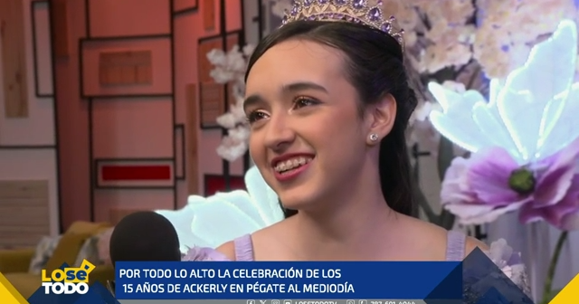 Por todo lo alto el quinceañero de Ackerly Cedeño | Lo Sé Todo | wapa.tv