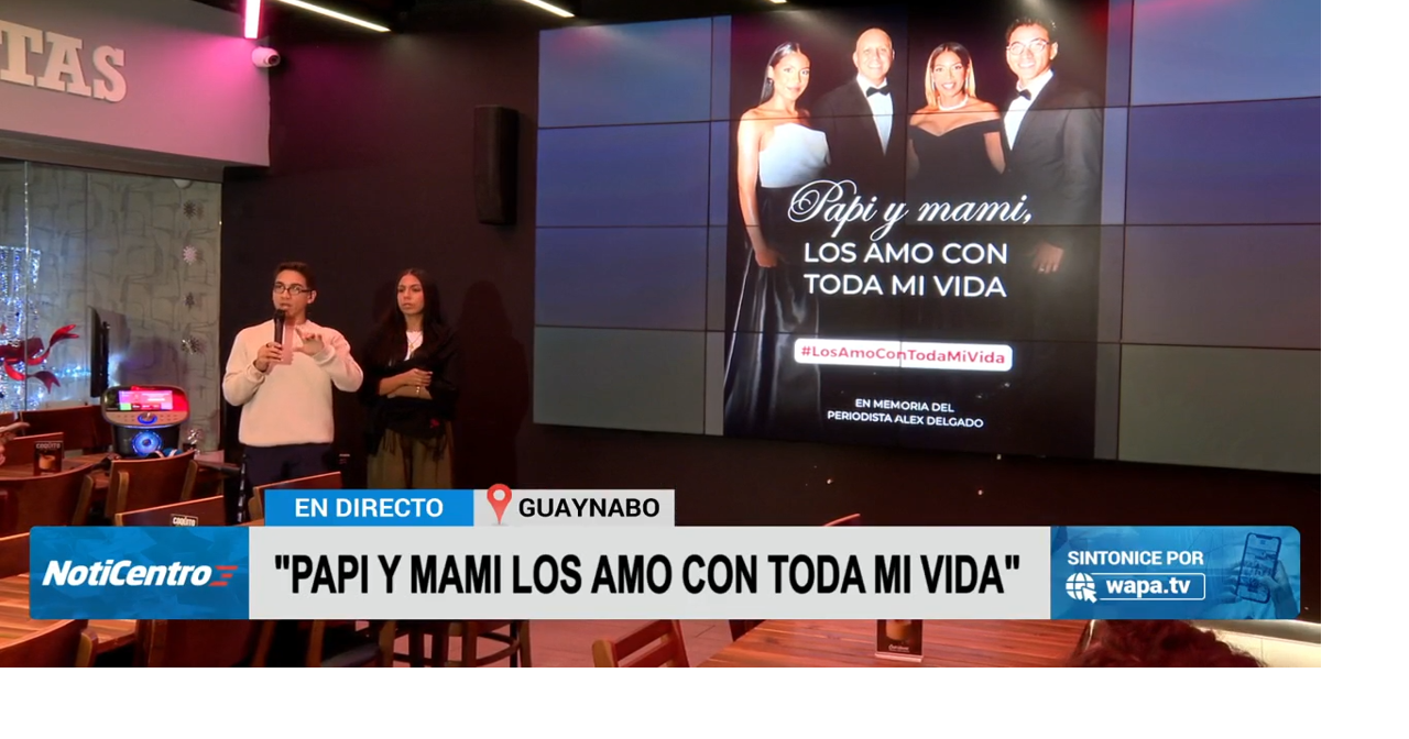 Familiares de Alex Delgado crean movimiento "Papi y mami los amo con ...