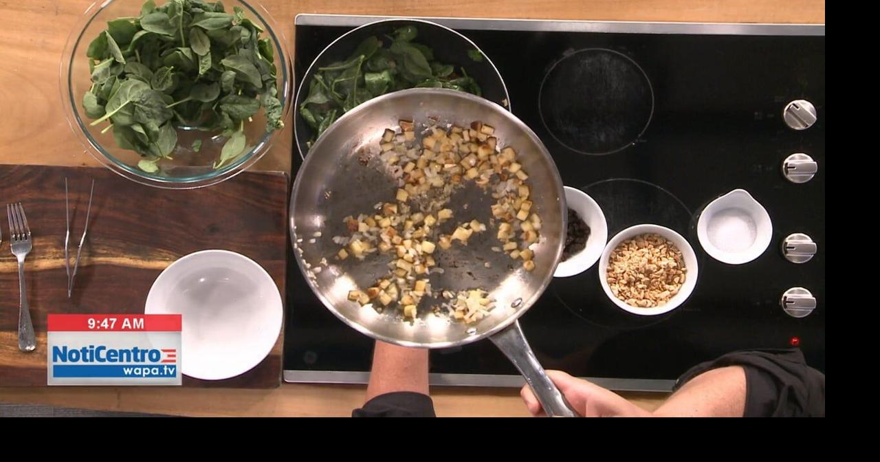 Chef Colo te lleva a España con una sabrosa espinaca a la catalana ...