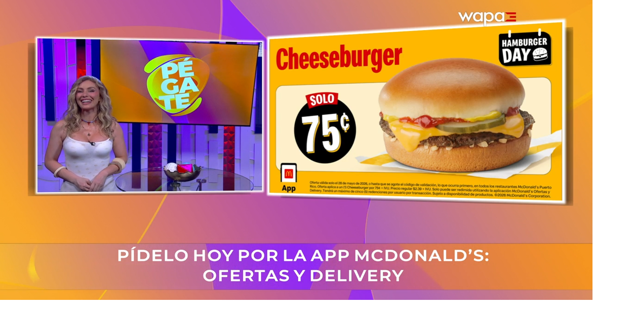 Llega el Día del Hamburger a McDonald's | Pégate al Mediodía | wapa.tv