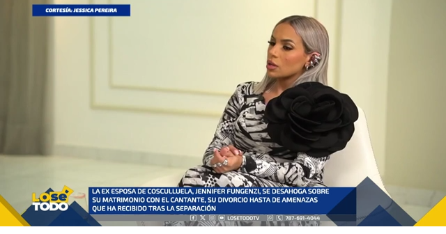 Jennifer Fungenzi recibe amenazas luego de su divorcio con Cosculluela ...