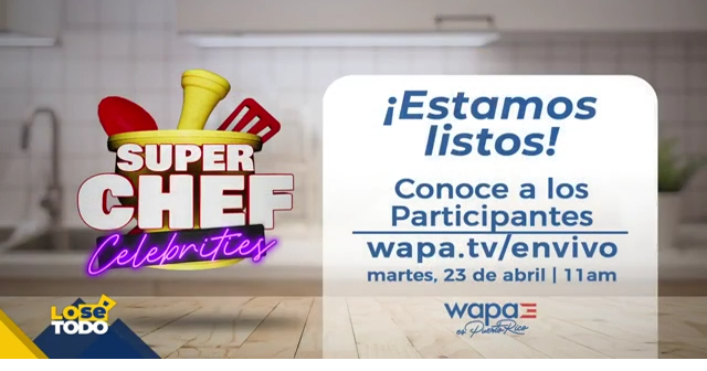 ¡Estamos listos para Súper Chef Celebrities! | Lo Sé Todo | wapa.tv