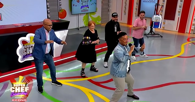 Angie Rivers pone a bailar a los jueces de Super Chef Celebrities ...