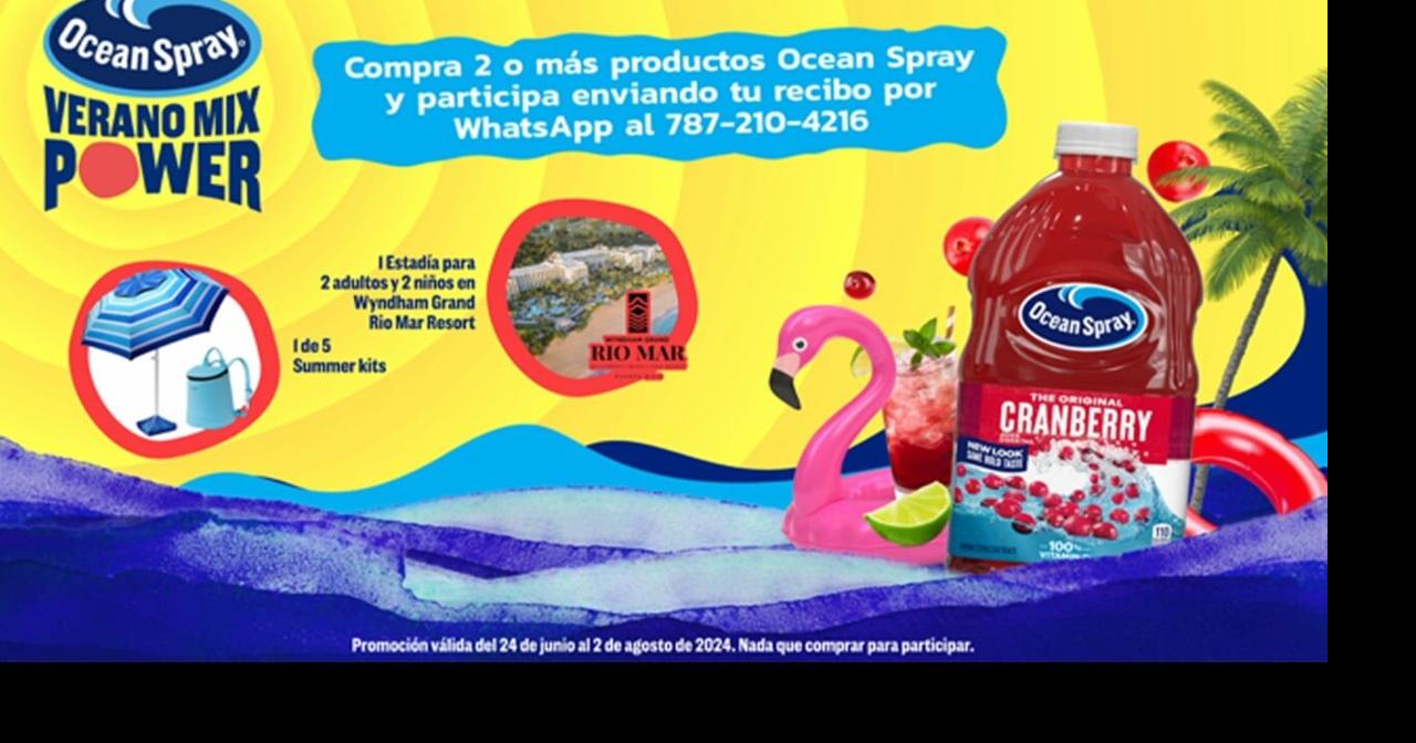 Ocean Spray: los mejores “mixers” para tus cócteles | Negocios | wapa.tv