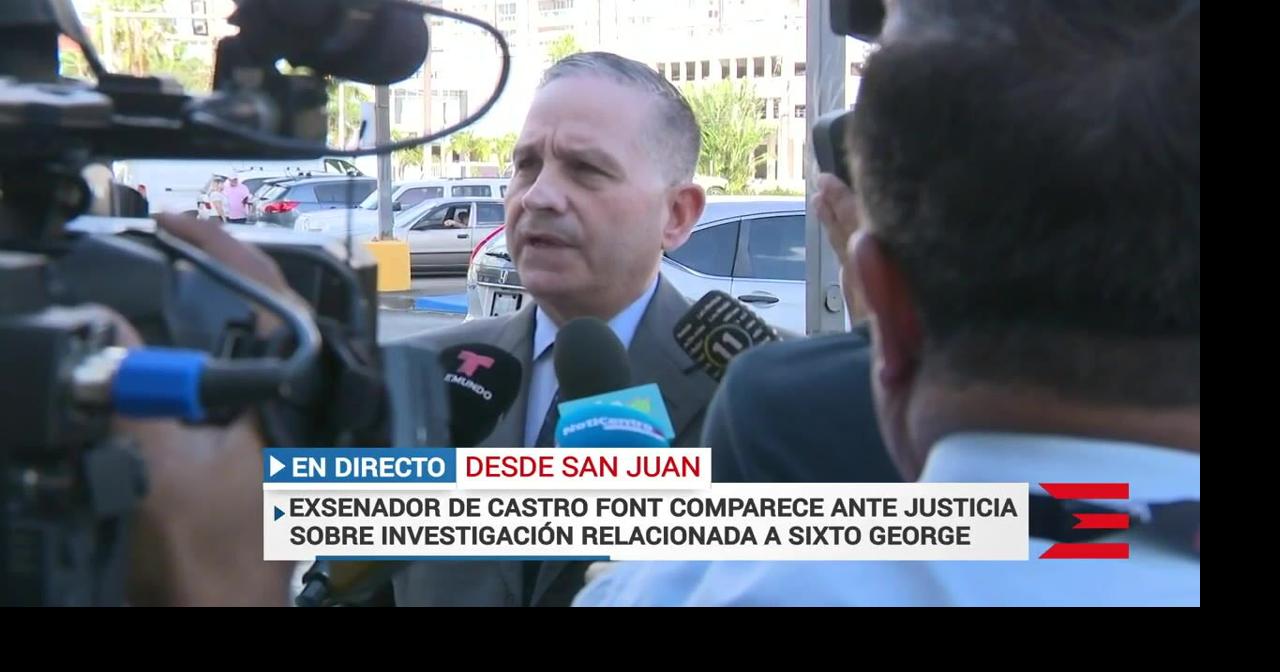 "A mi me ofreció dinero", dice Jorge De Castro Font sobre Sixto George ...
