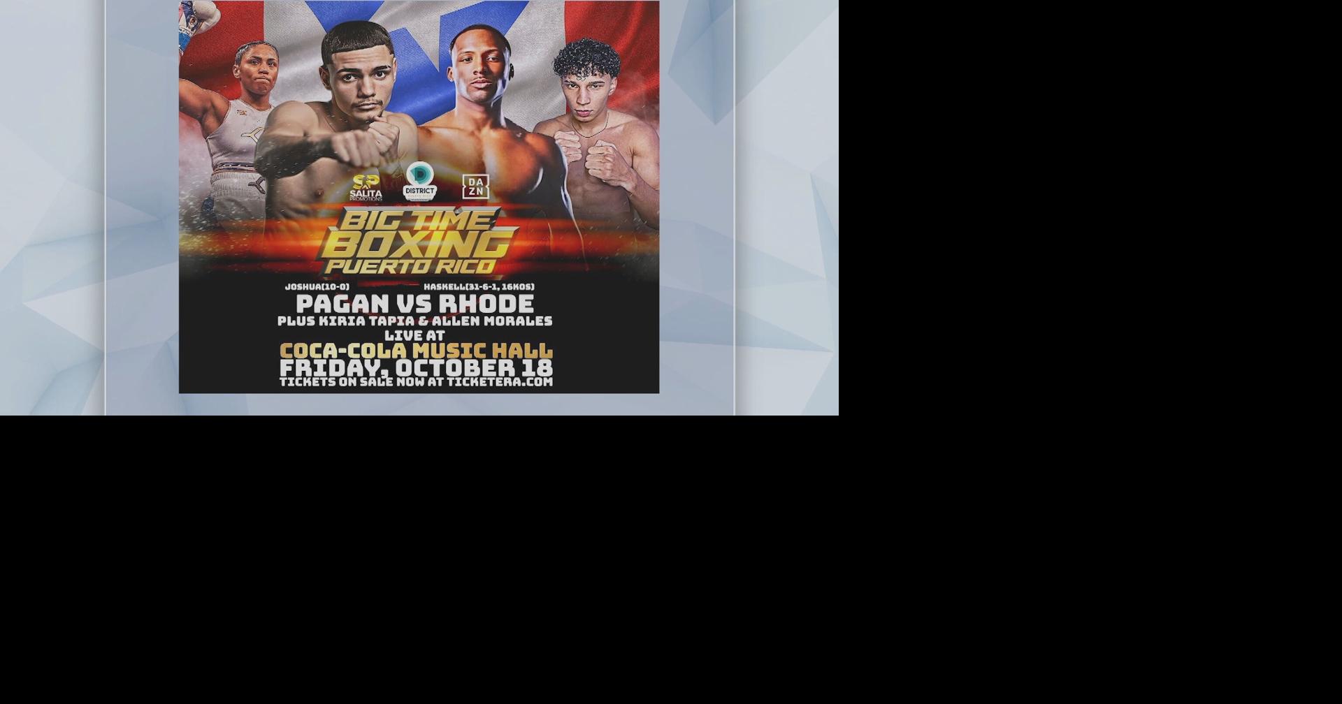 Todo listo para la primera edición del “Big Time Boxing Puerto Rico ...