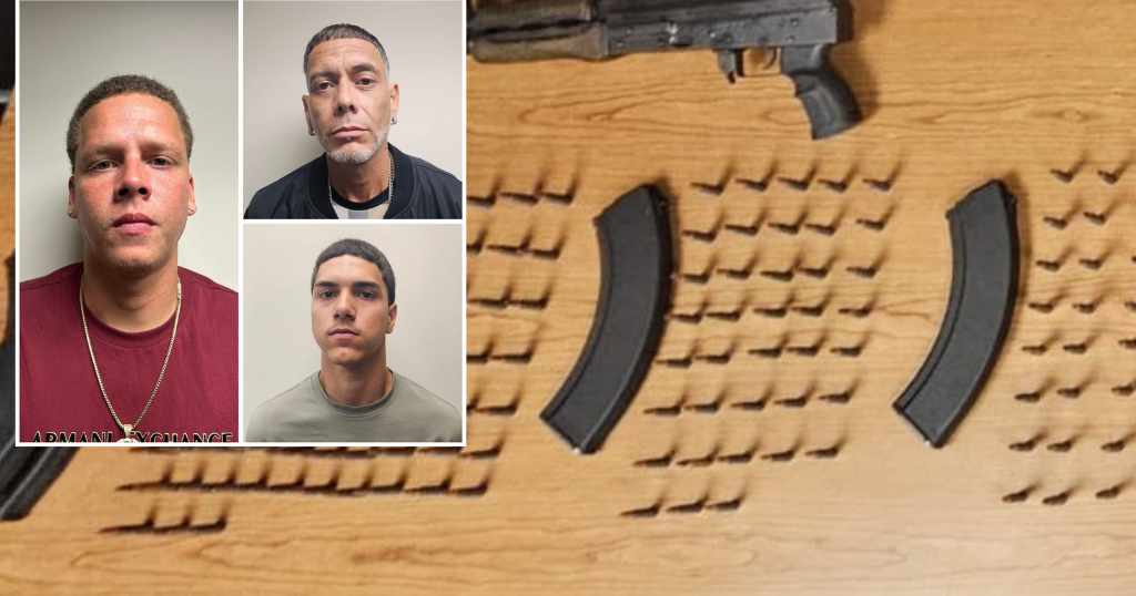 Arrestan a tres hombres con pistolas, rifle y 645 municiones en San ...