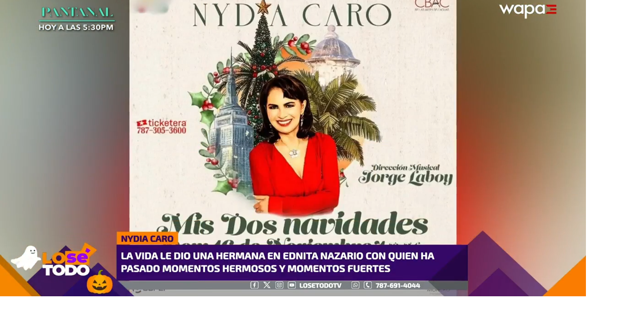 Nydia Caro habla sobre su concierto "Mis dos navidades" | Lo Sé Todo ...