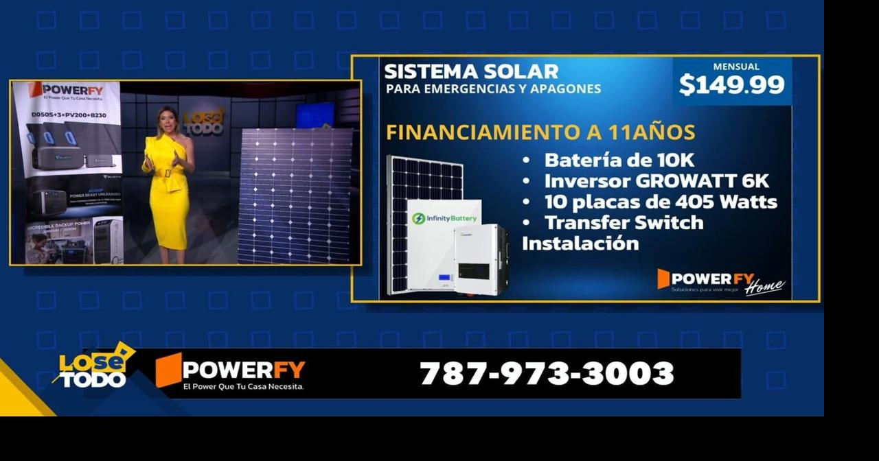 Power FY tiene el sistema solar que necesitas | Lo Sé Todo | wapa.tv