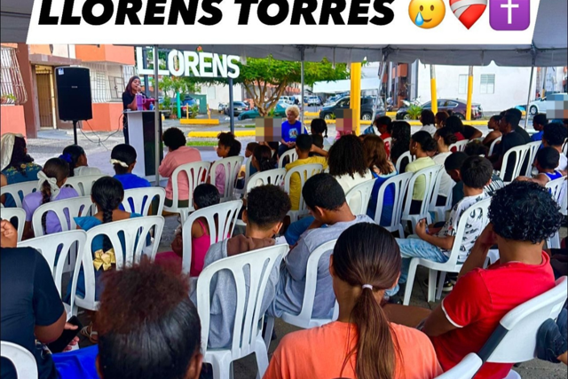 Le roban los focos a la escuela bíblica del residencial Luis Llorens ...