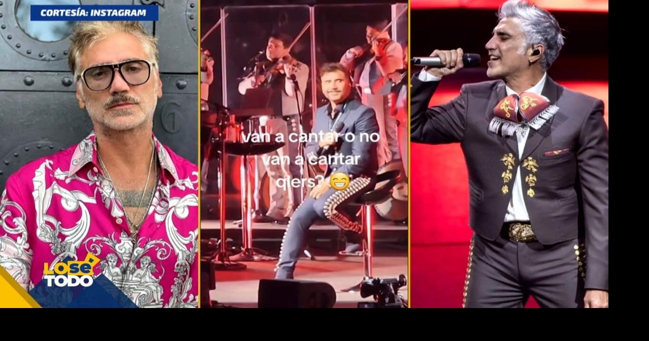 Alejandro Fernández amenazó con irse de concierto | Lo Sé Todo | wapa.tv