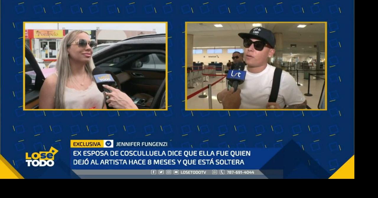 Jennifer Fungenzi desmiente a Cosculluela sobre la ruptura | Lo Sé Todo ...