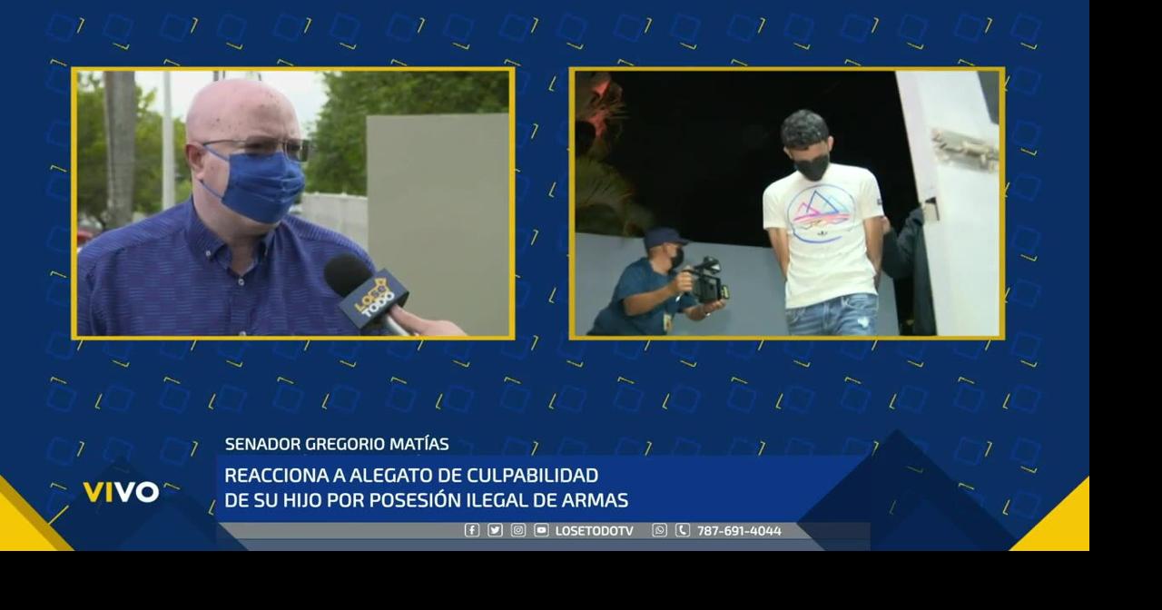 Se declara culpable hijo del senador Gregorio Matías | Lo Sé Todo | wapa.tv
