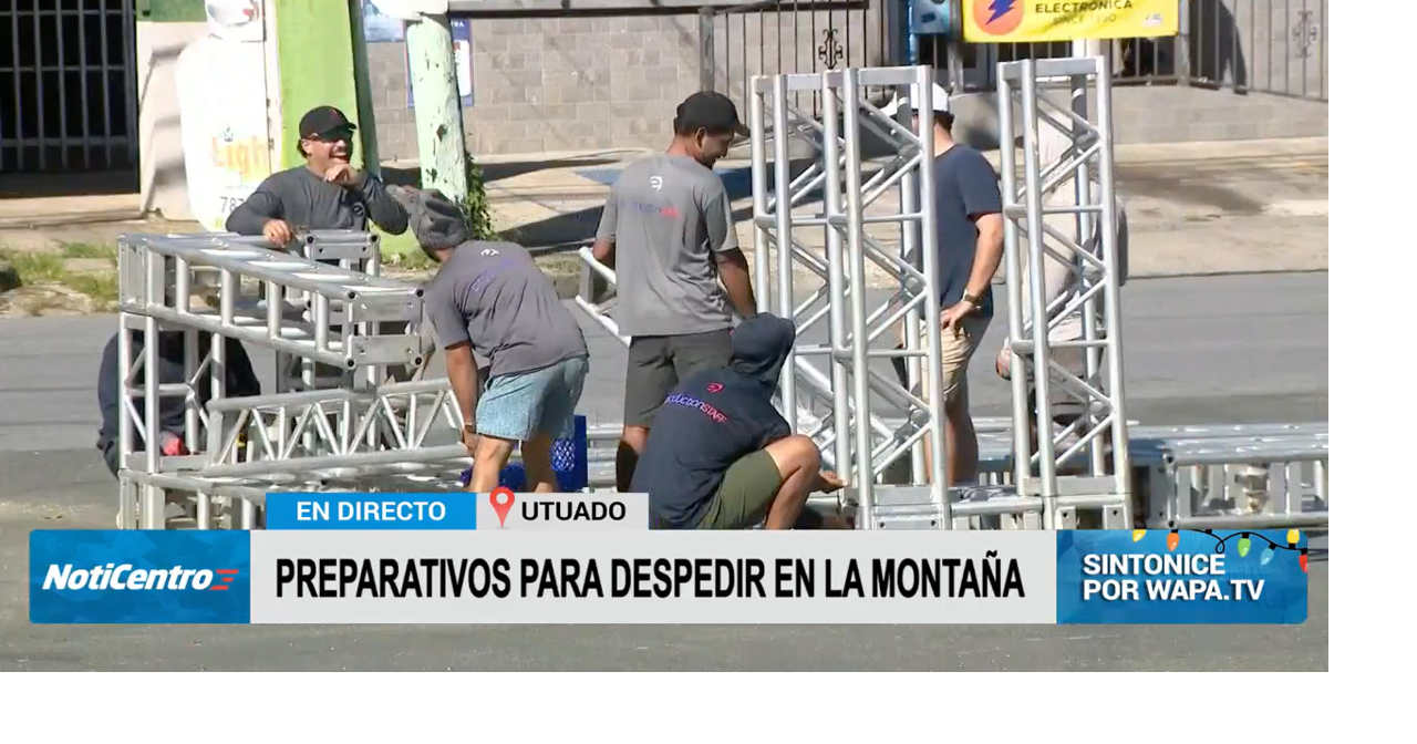 Inician preparativos para despedir el año en Utuado | Locales | wapa.tv
