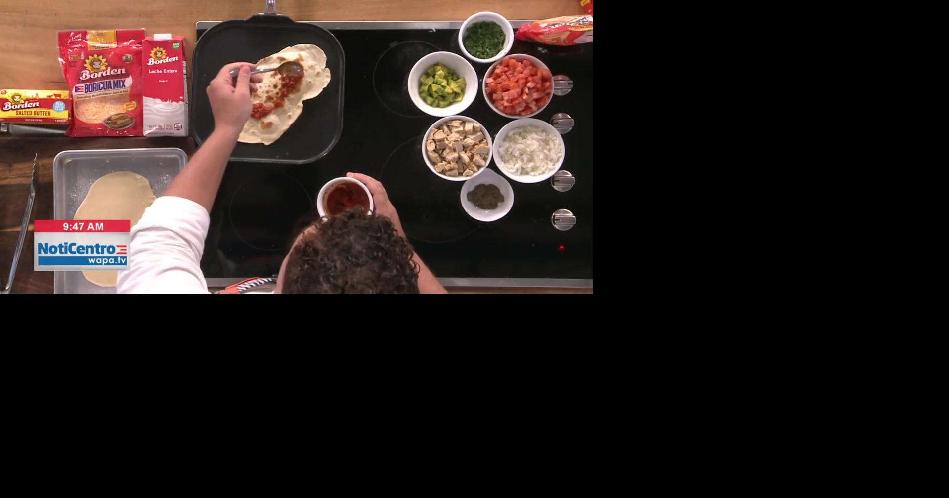 Prepare la estufa para un rico flat bread criollo del Chef Colo ...