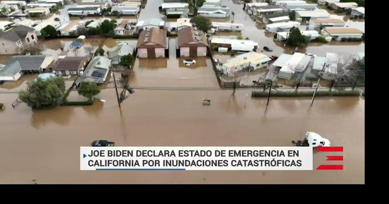 Declaran estado de catástrofe grave en California por inundaciones sin ...