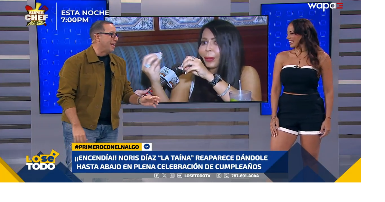 Noris Díaz "La Taína" reaparece dándole hasta abajo en plena ...