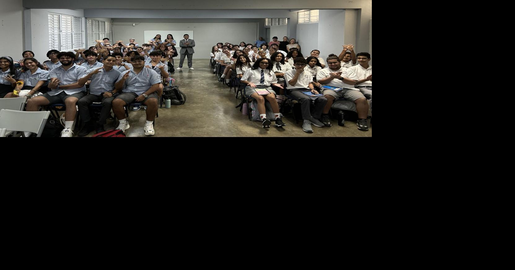 Carlos Omar Rivera visita escuela en Bayamón como parte del Programa ...