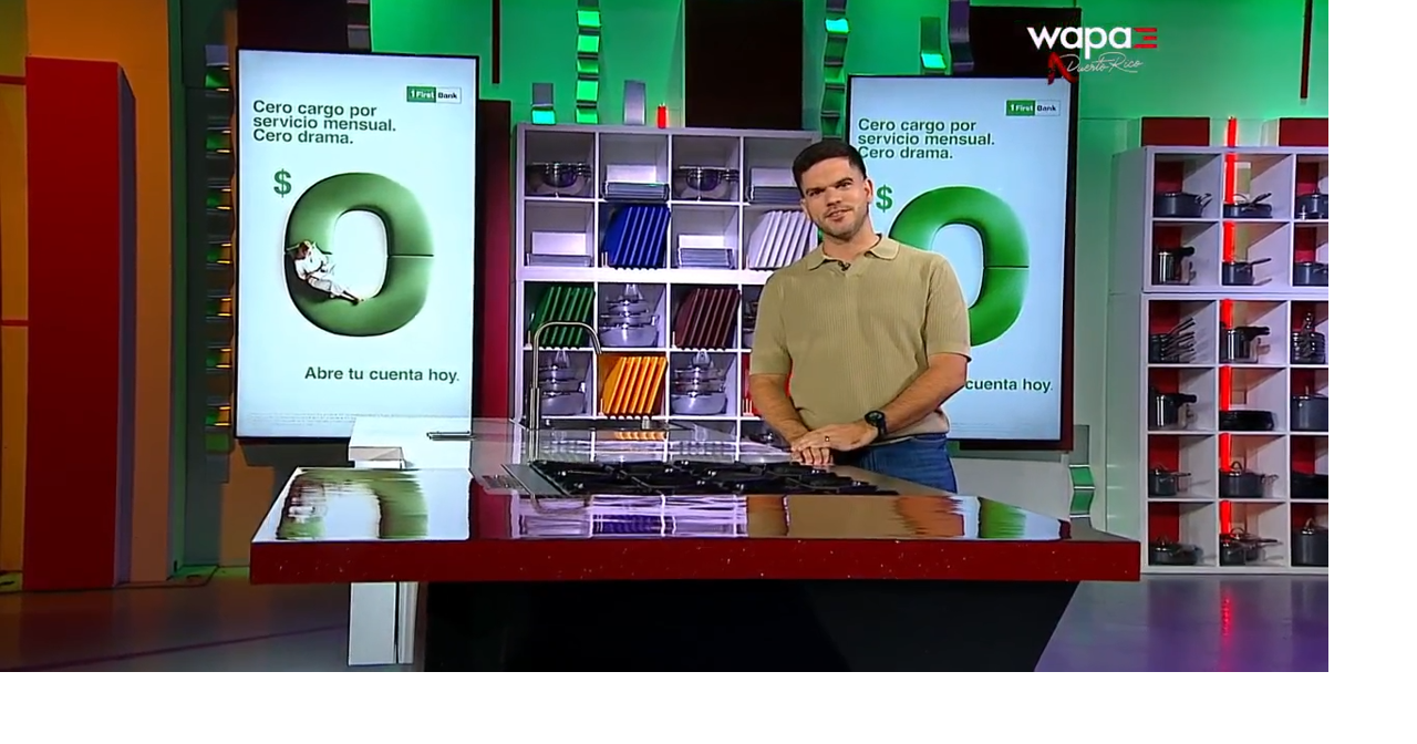 Abre tu cuenta en First Bank | Super Chef Celebrities | wapa.tv