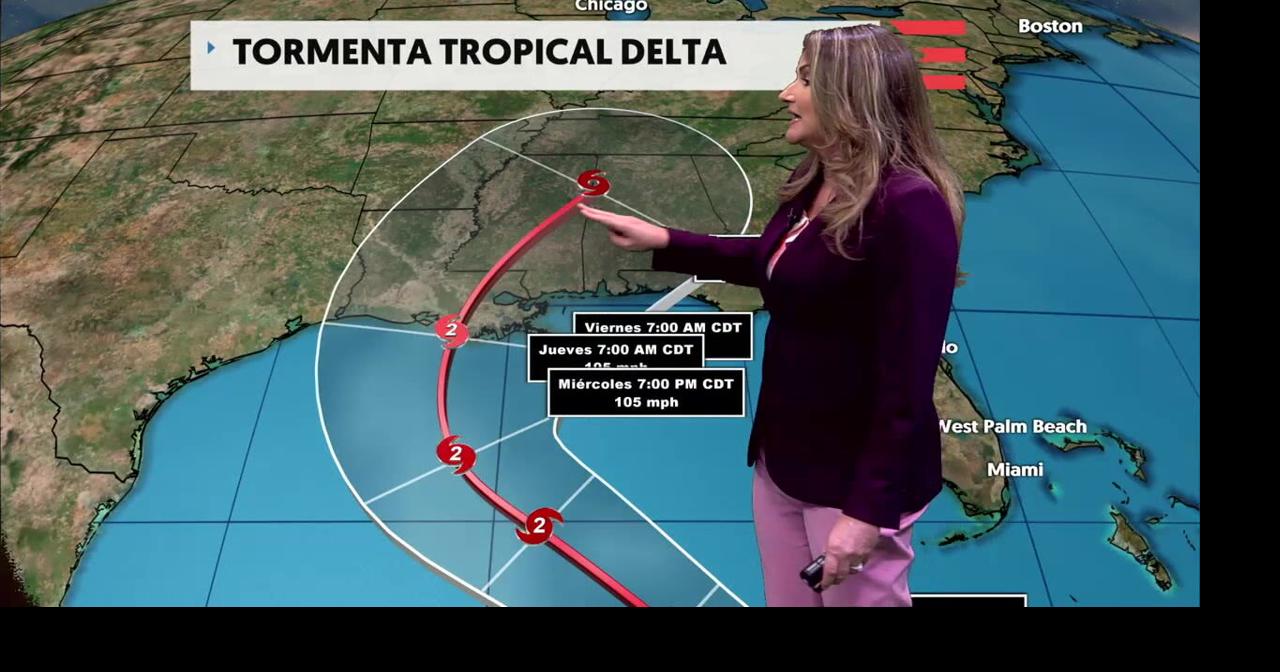 Tormenta tropical Delta se fortalece en su ruta al Golfo | Tu Tiempo ...