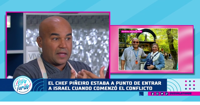 Chef Piñeiro narra lo que vivió en crucero que iba a Israel | Viva La ...